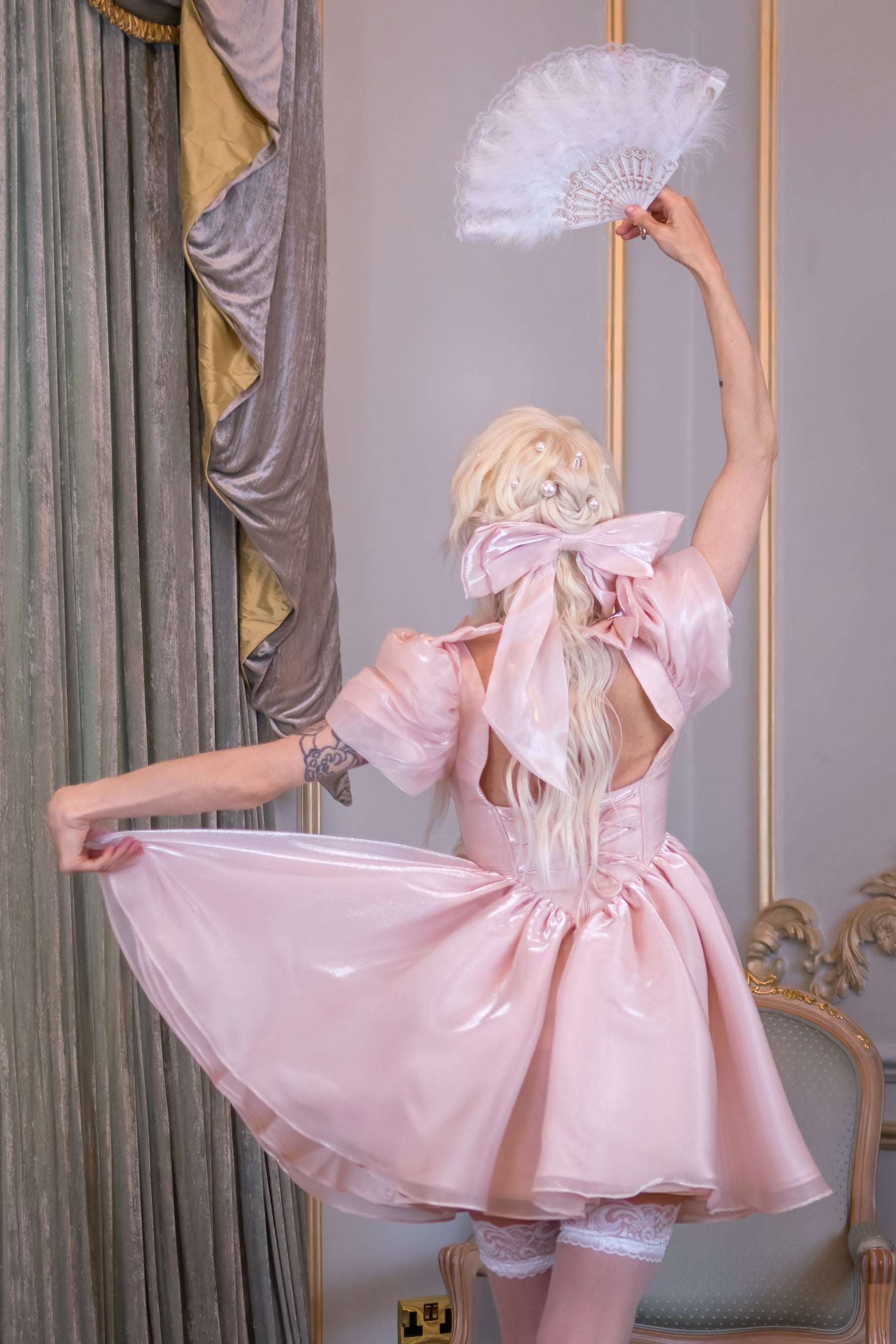 Ballet Slipper Winged Bow