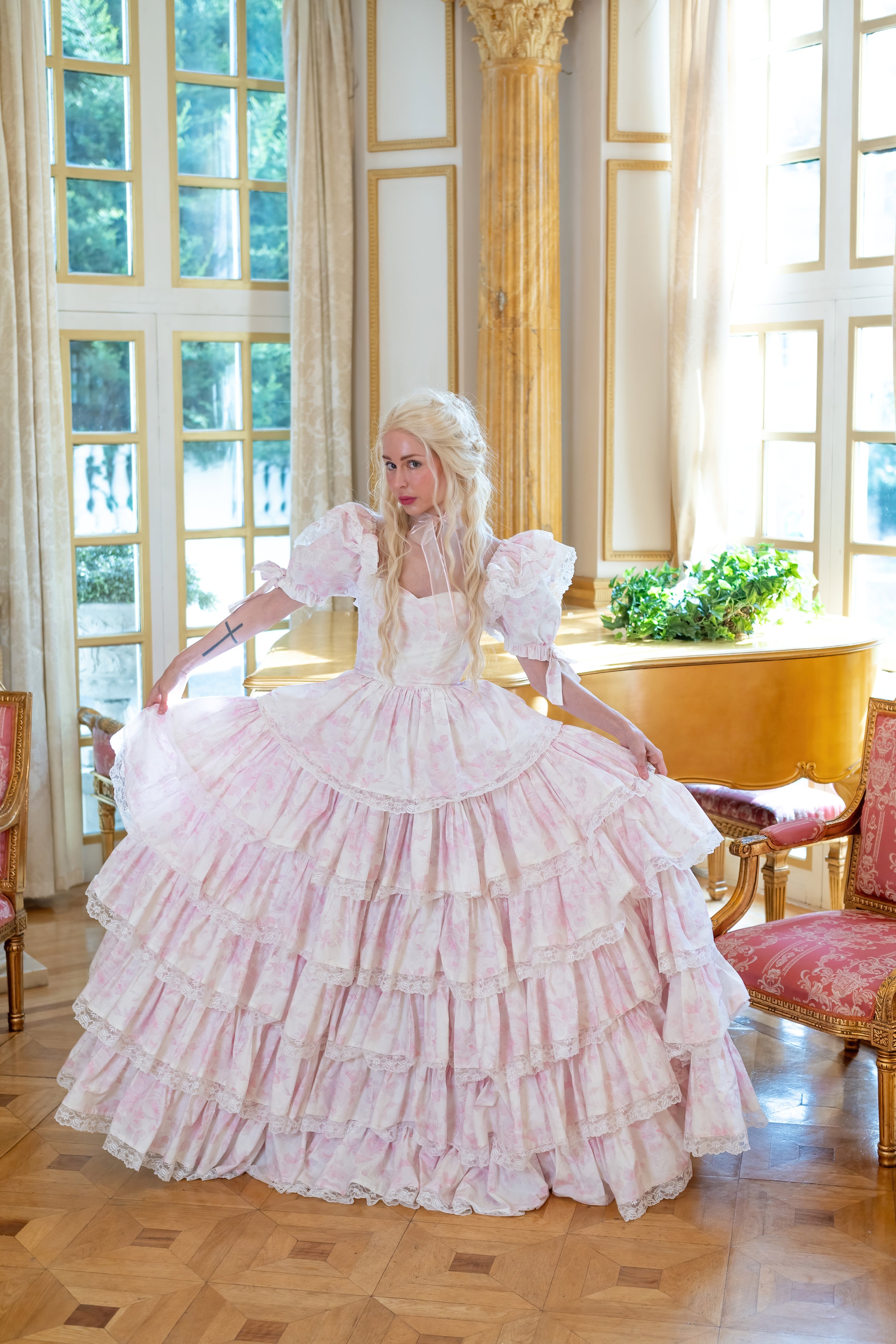 Chantilly Rose Debutante Gown