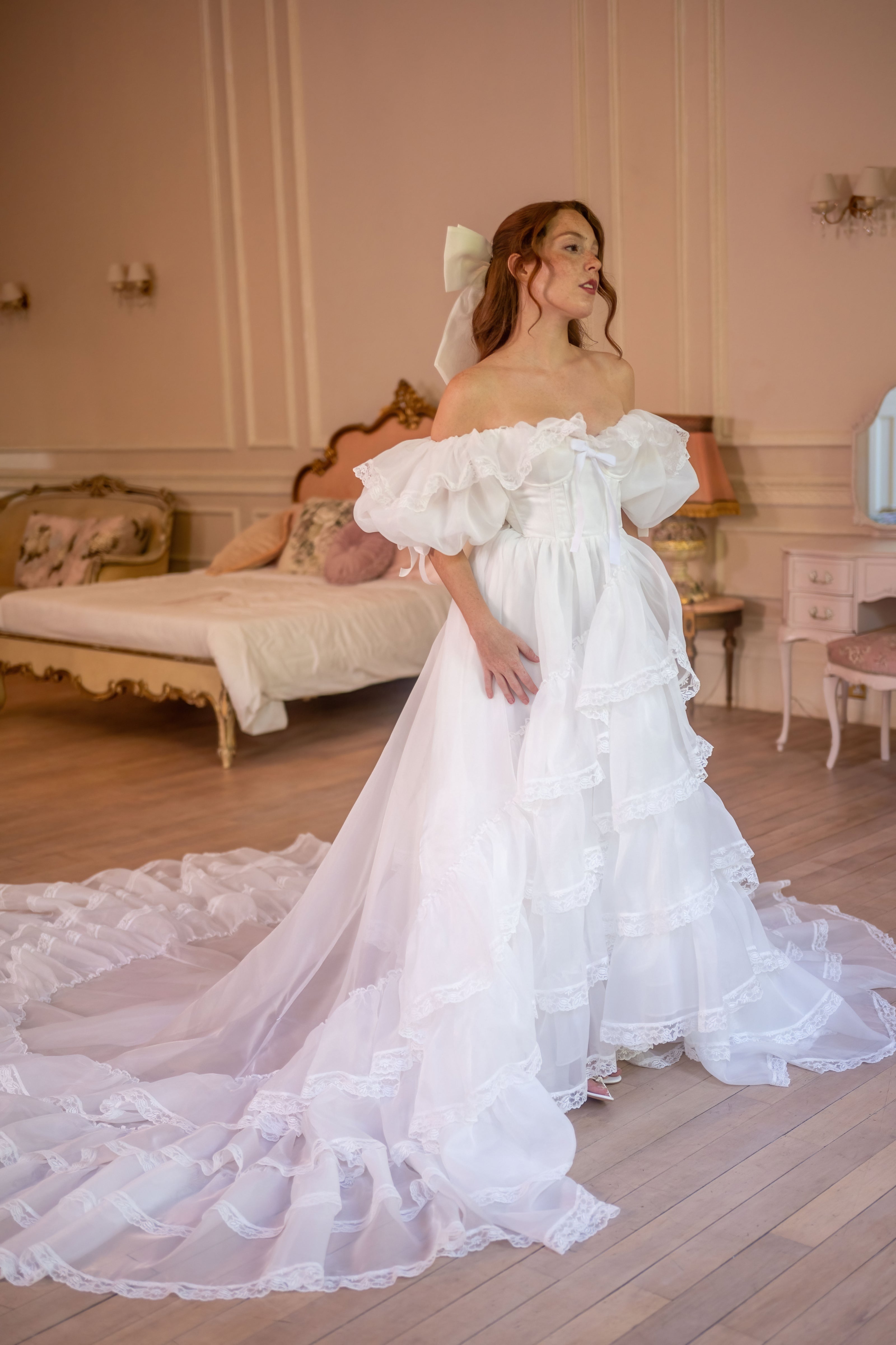 Créme Chantilly Ingénue Gown