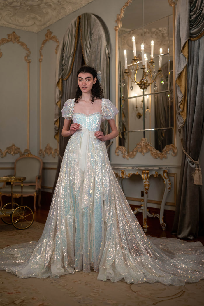 Lady of Lórien Rossetti Gown | Train Gown | Bridal