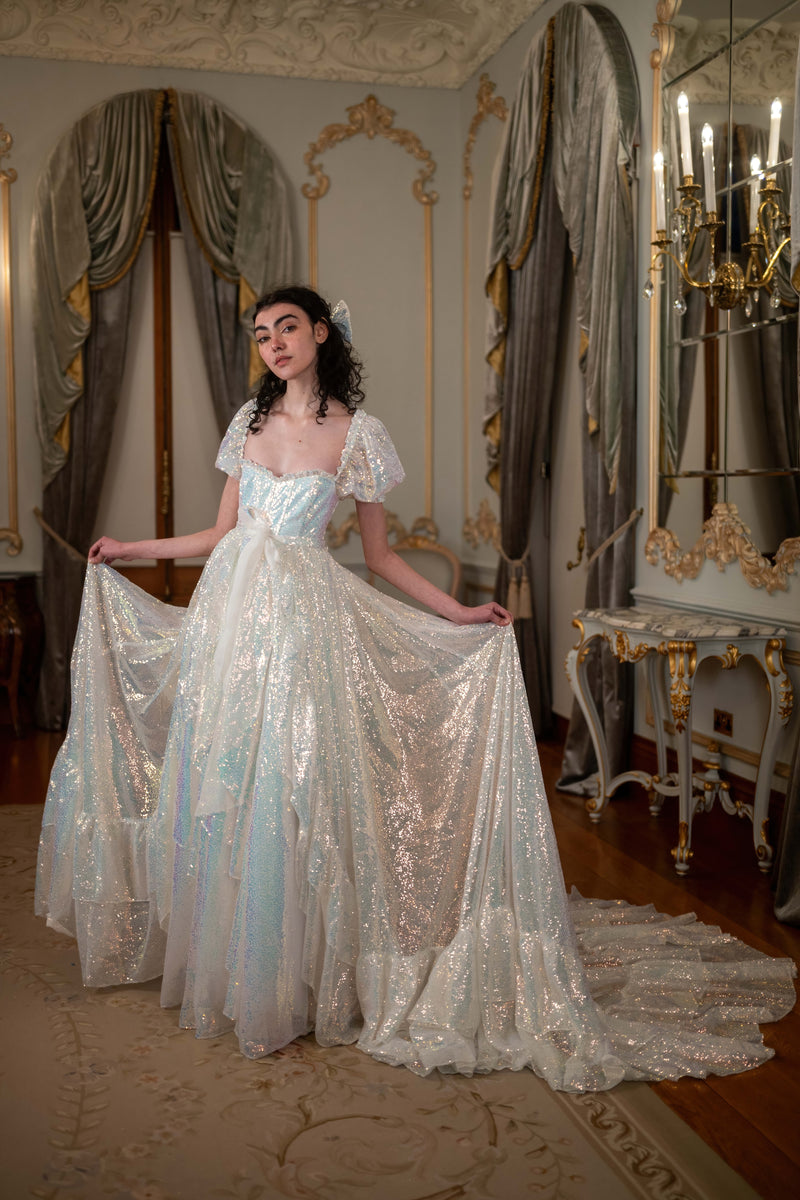 Lady of Lórien Rossetti Gown | Train Gown | Bridal