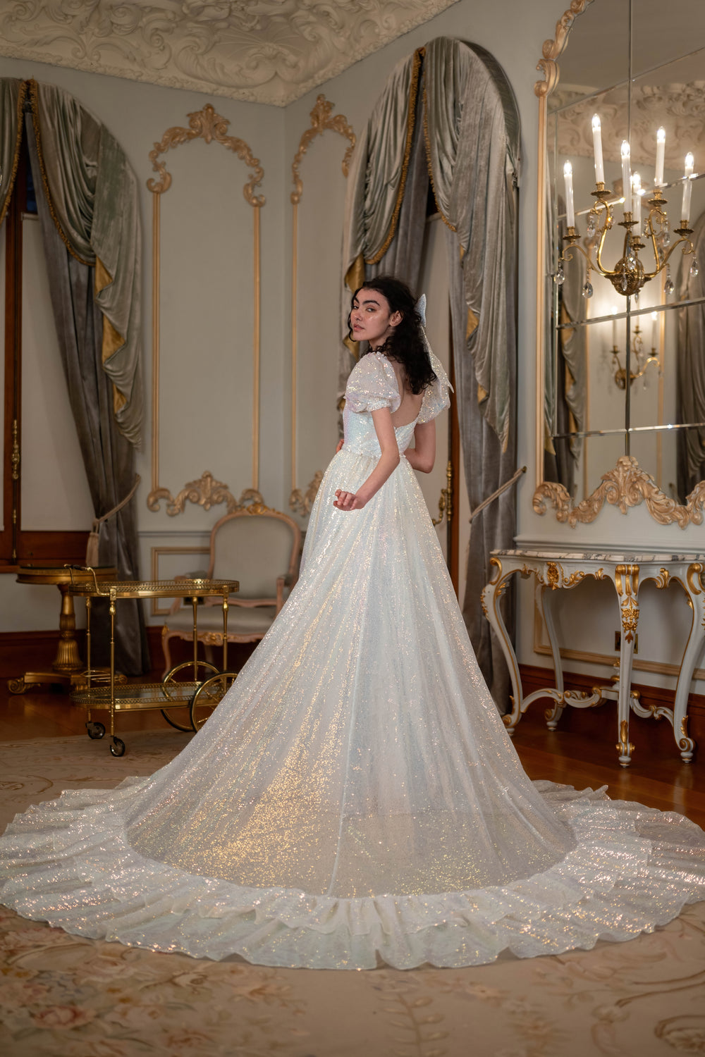 Lady of Lórien Valois Tournure | Train Gown | Bridal