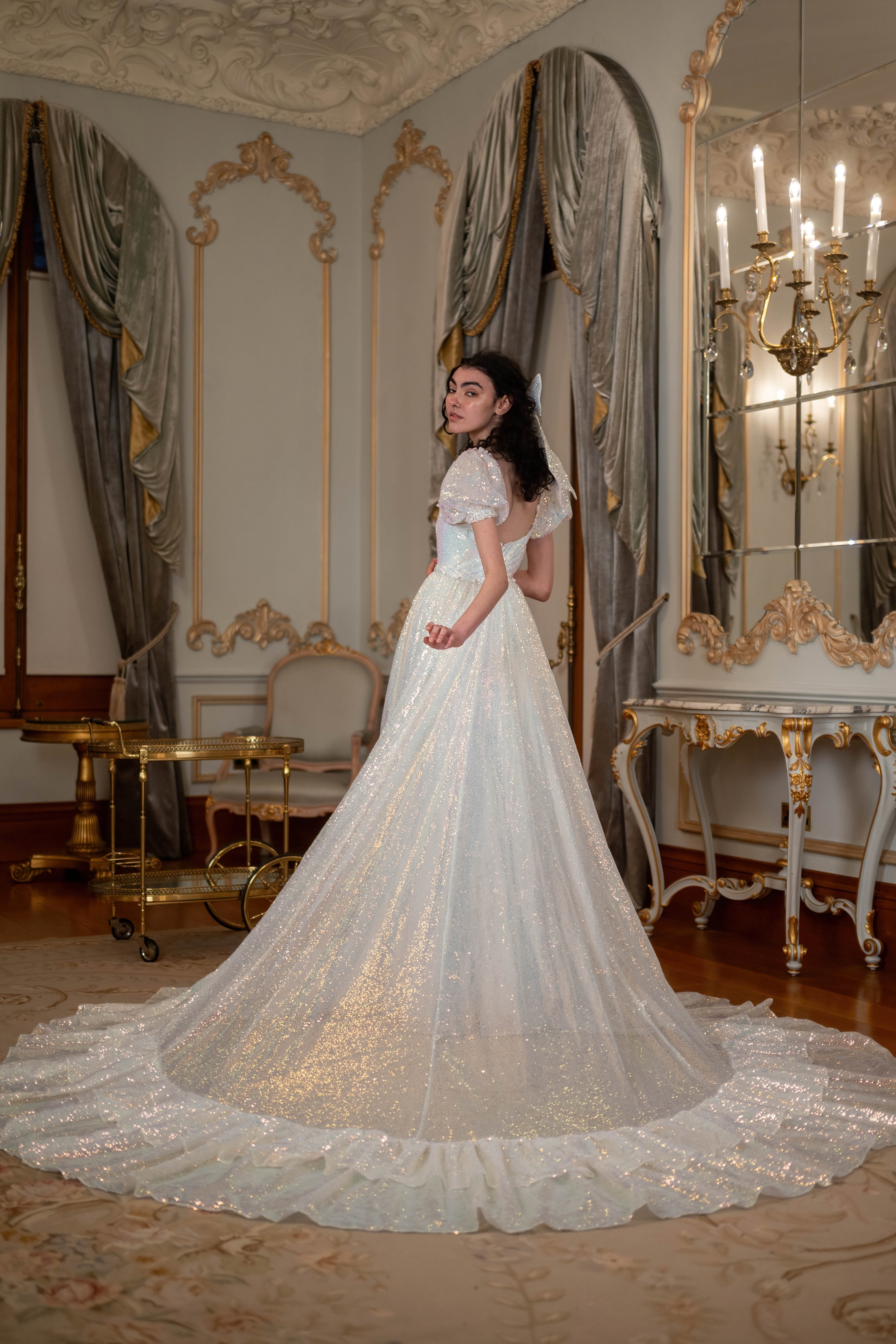 Lady of Lórien Valois Tournure | Train Gown | Bridal