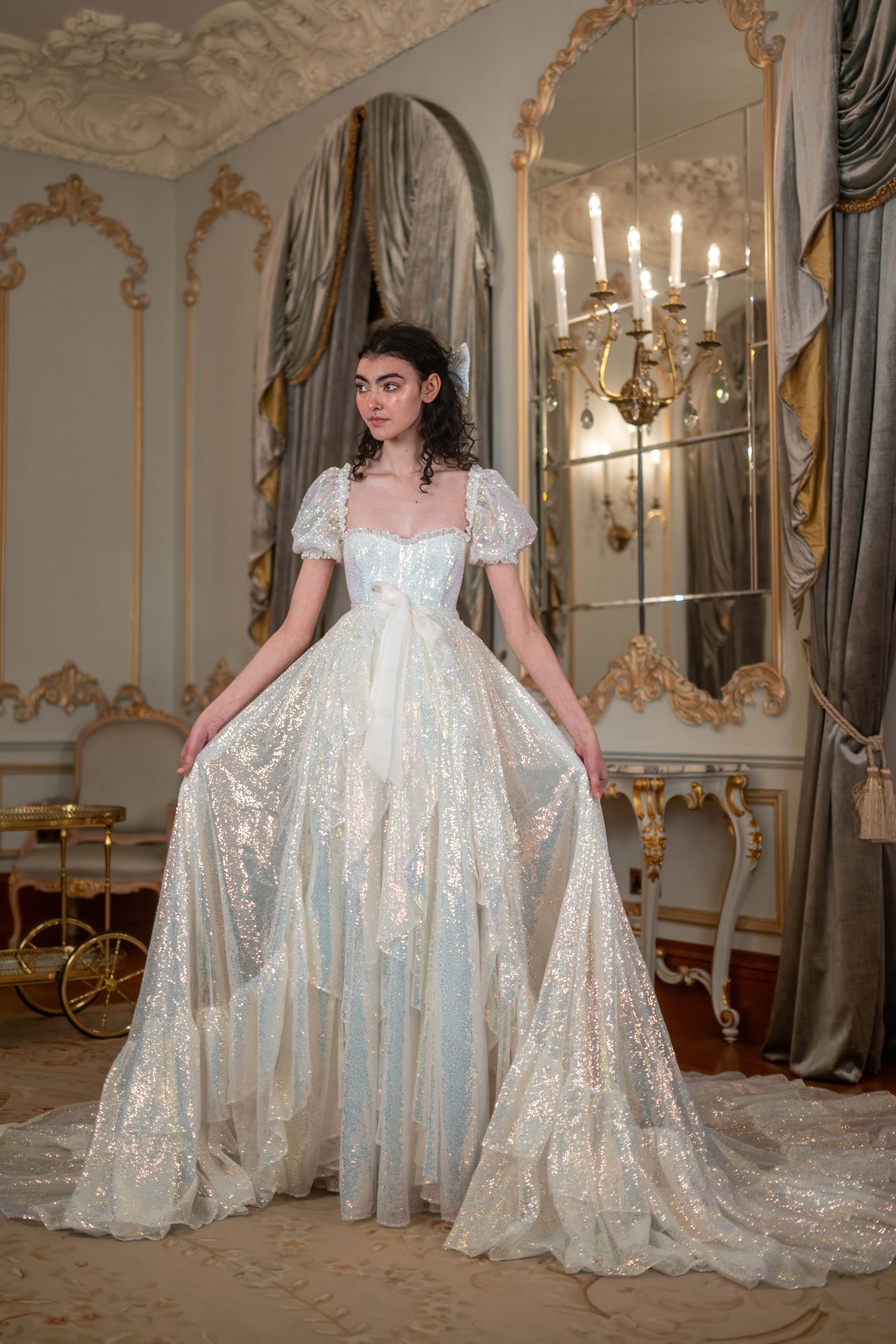 Lady of Lórien Valois Tournure | Train Gown | Bridal