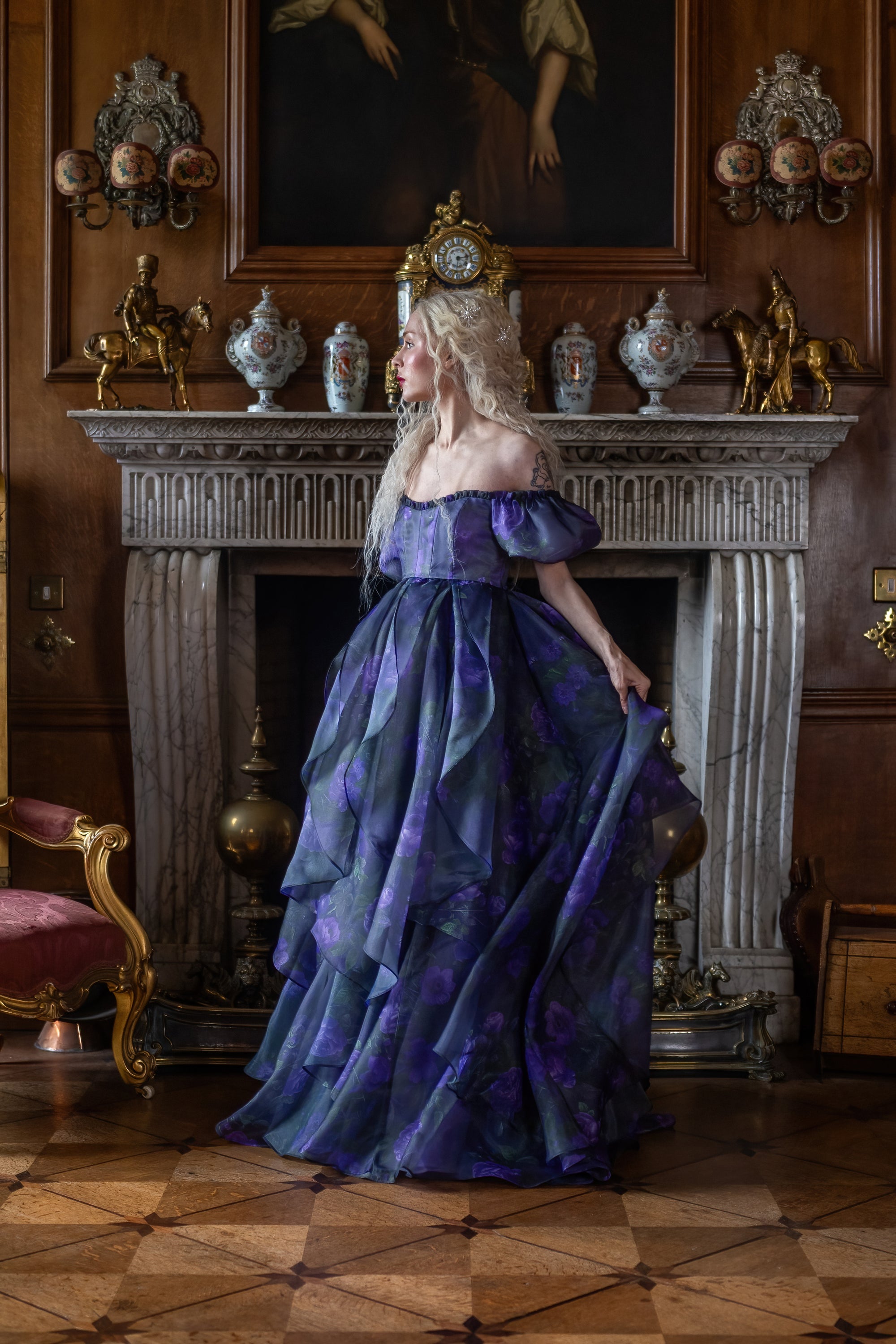 Moonlight Sonata Renaissance Gown | Train Gown | Bridal