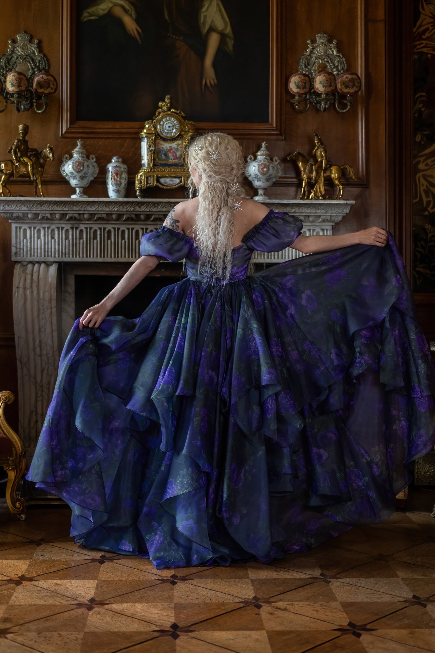 Moonlight Sonata Renaissance Gown | Train Gown | Bridal